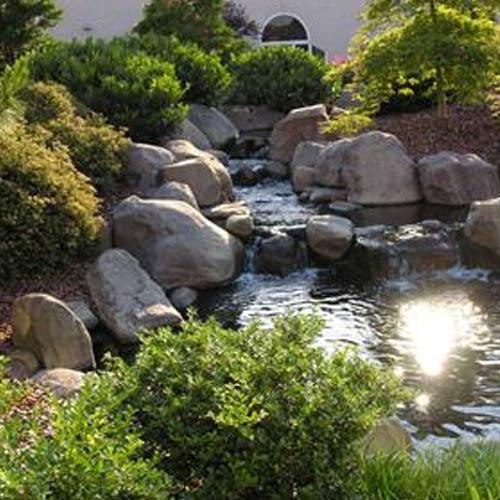 Pond, Backyard Garden Stream, Waterfall & Water Features
