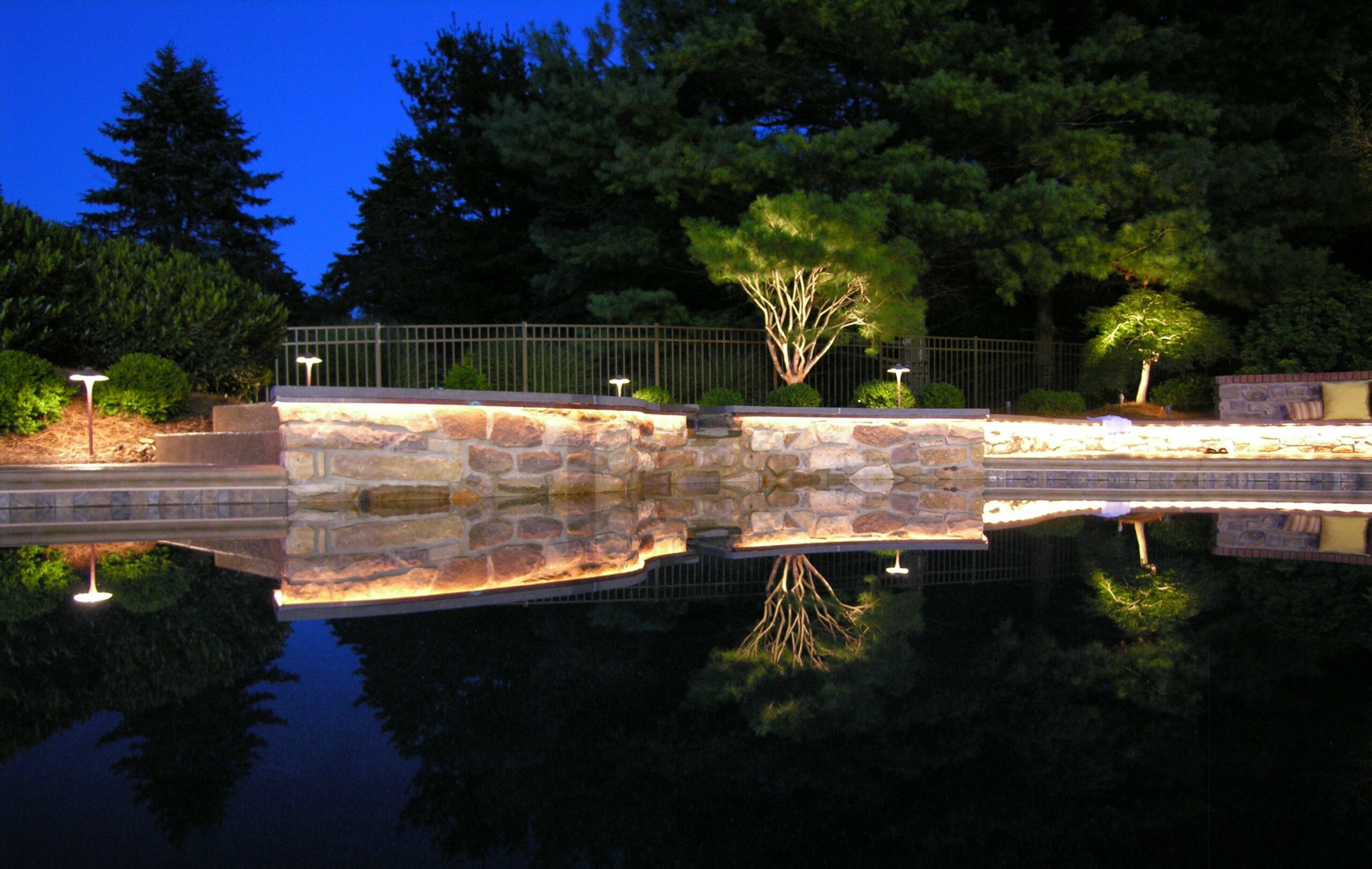 Lighting & Nightscaping | Hanselman Landscape and Gardens